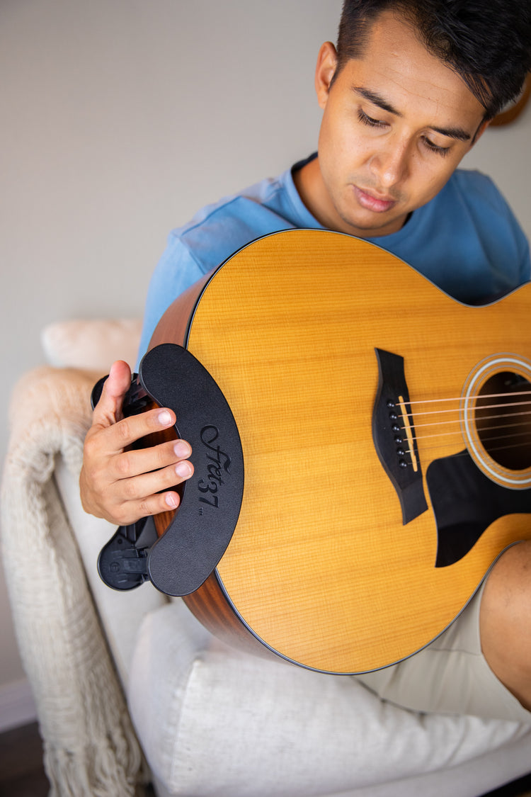 Fret37 - The Innovative Guitar Stand That Attaches to Your Guitar